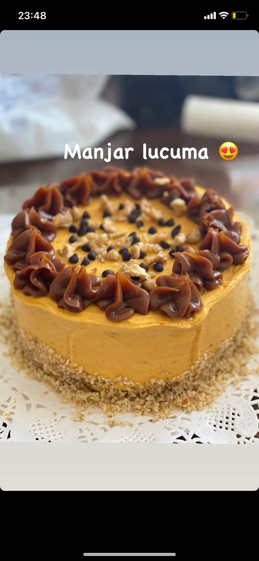 TORTA BIZCOCHO MANJAR LÚCUMA – Vida Sana Con Amor